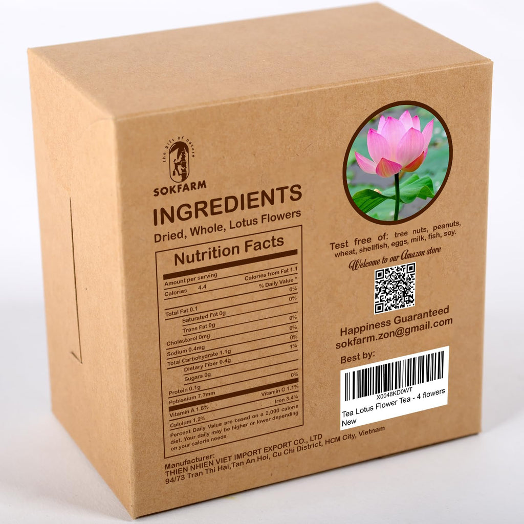 Artisan crafted blooming tea flowers