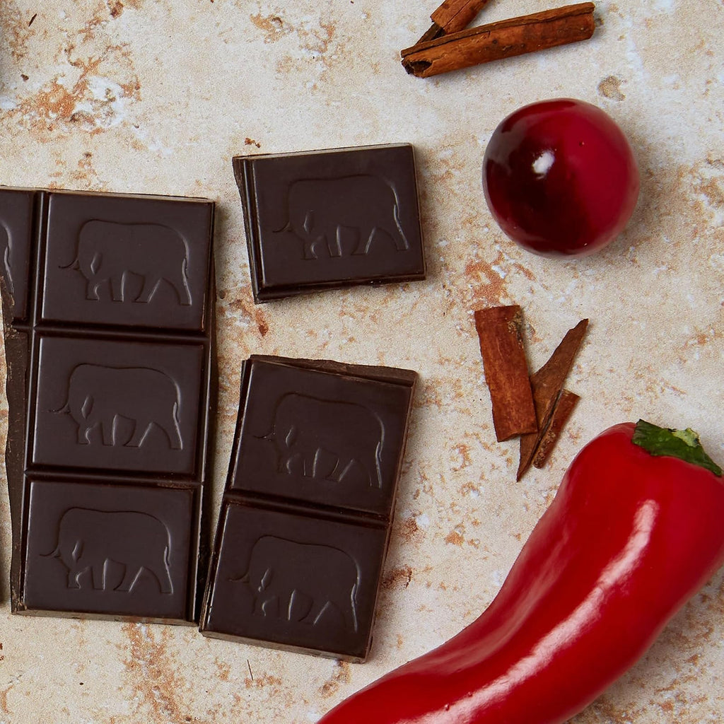 Artisan dark chocolate cinnamon bar