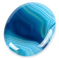 Artistone blue agate worry stone