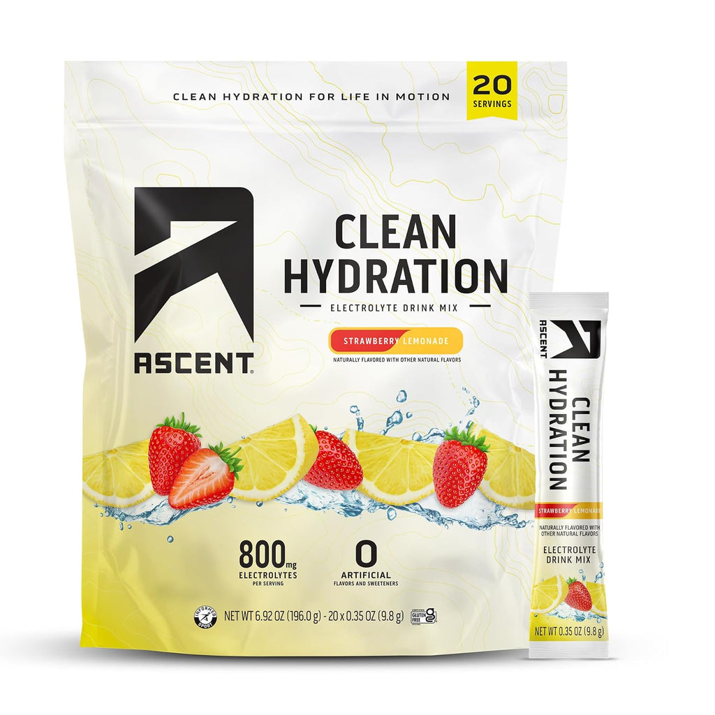 Ascent electrolyte packets for hydration