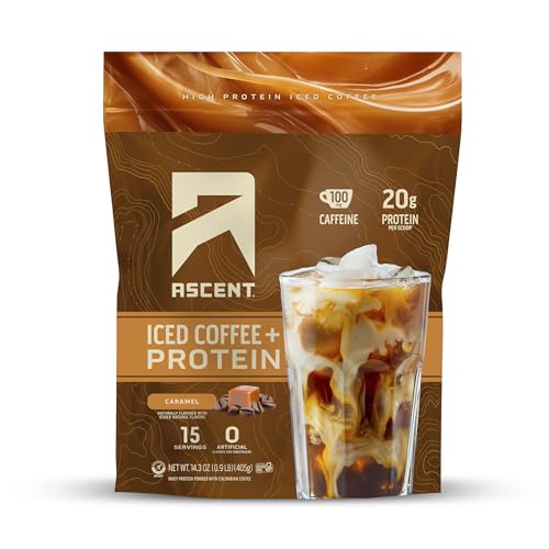 Ascent whey protein iced coffee