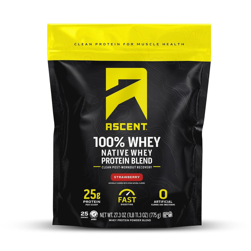 Ascent whey protein strawberry flavour