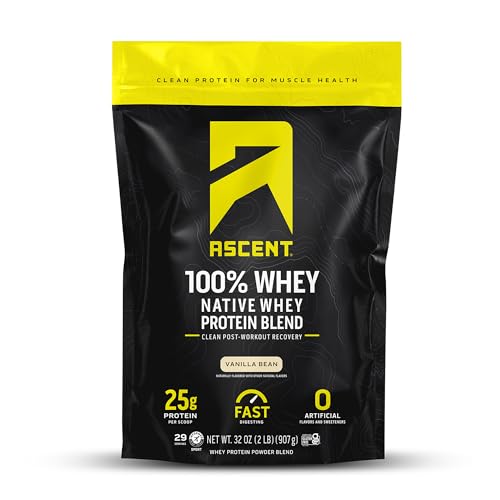 Ascent whey protein vanilla flavour