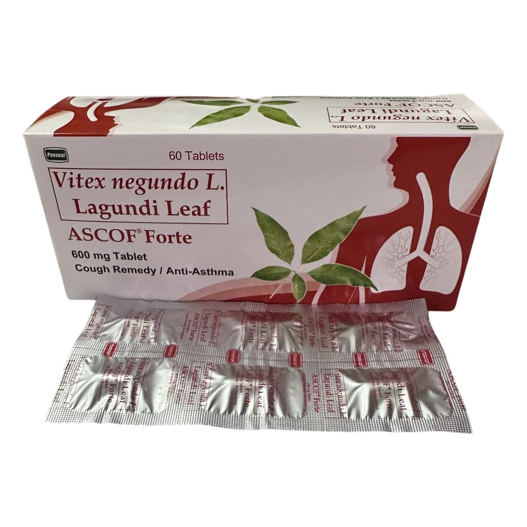 Ascof Forte Lagundi Leaf multivitamins for wellness