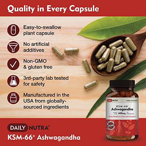 Ashwagandha 600 mg for improved sleep quality