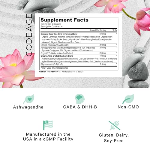 Ashwagandha and GABA multivitamins for relaxation