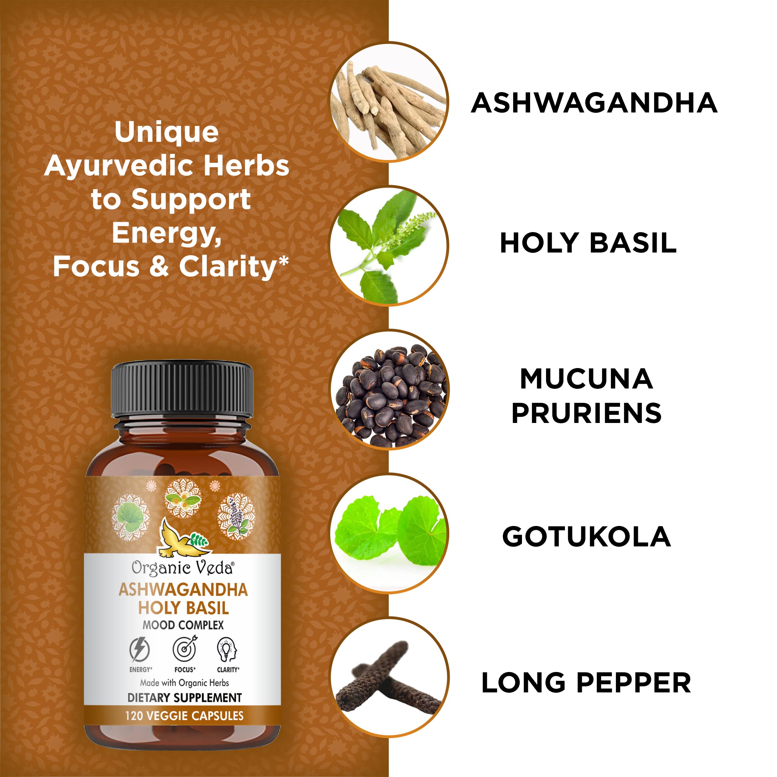 Ashwagandha and Holy Basil blend benefits