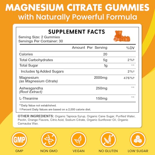 ashwagandha and L-theanine magnesium gummies