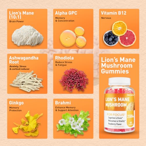 Ashwagandha and Lion's Mane for relaxation