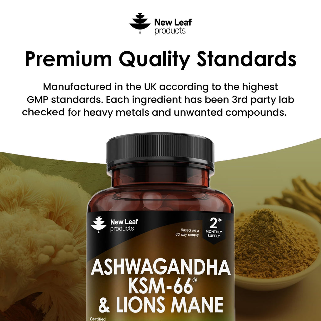 ashwagandha and lion's mane synergy