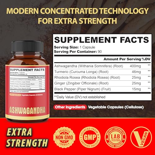 ashwagandha and rhodiola for energy