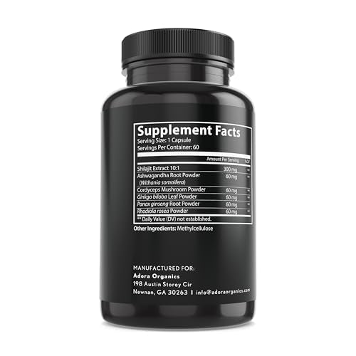 ashwagandha and shilajit blend benefits