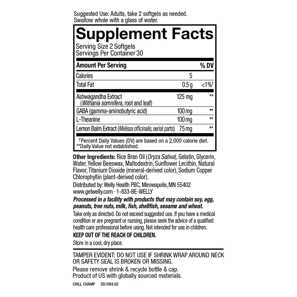 ashwagandha blended vitamin benefits