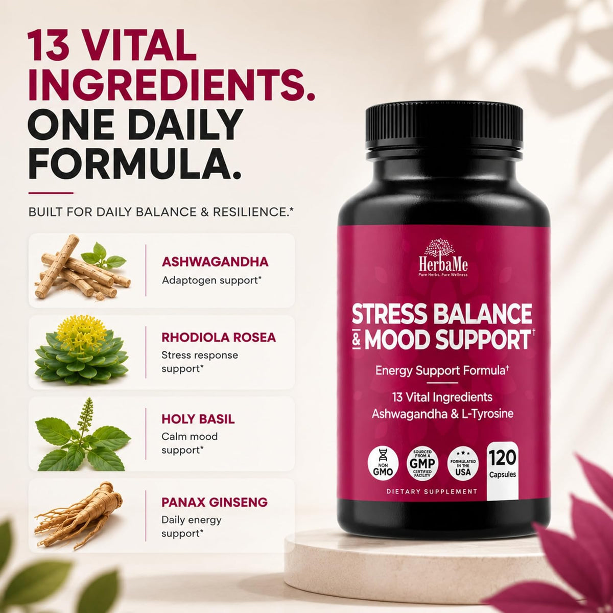 Ashwagandha capsules for daily energy boost