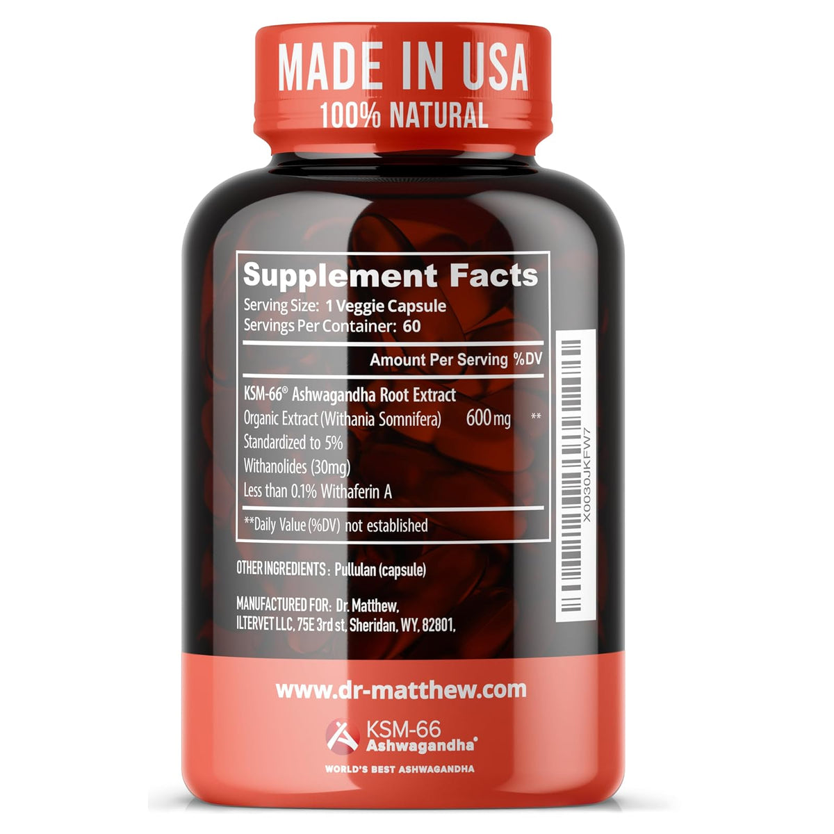 ashwagandha capsules for daily vitality