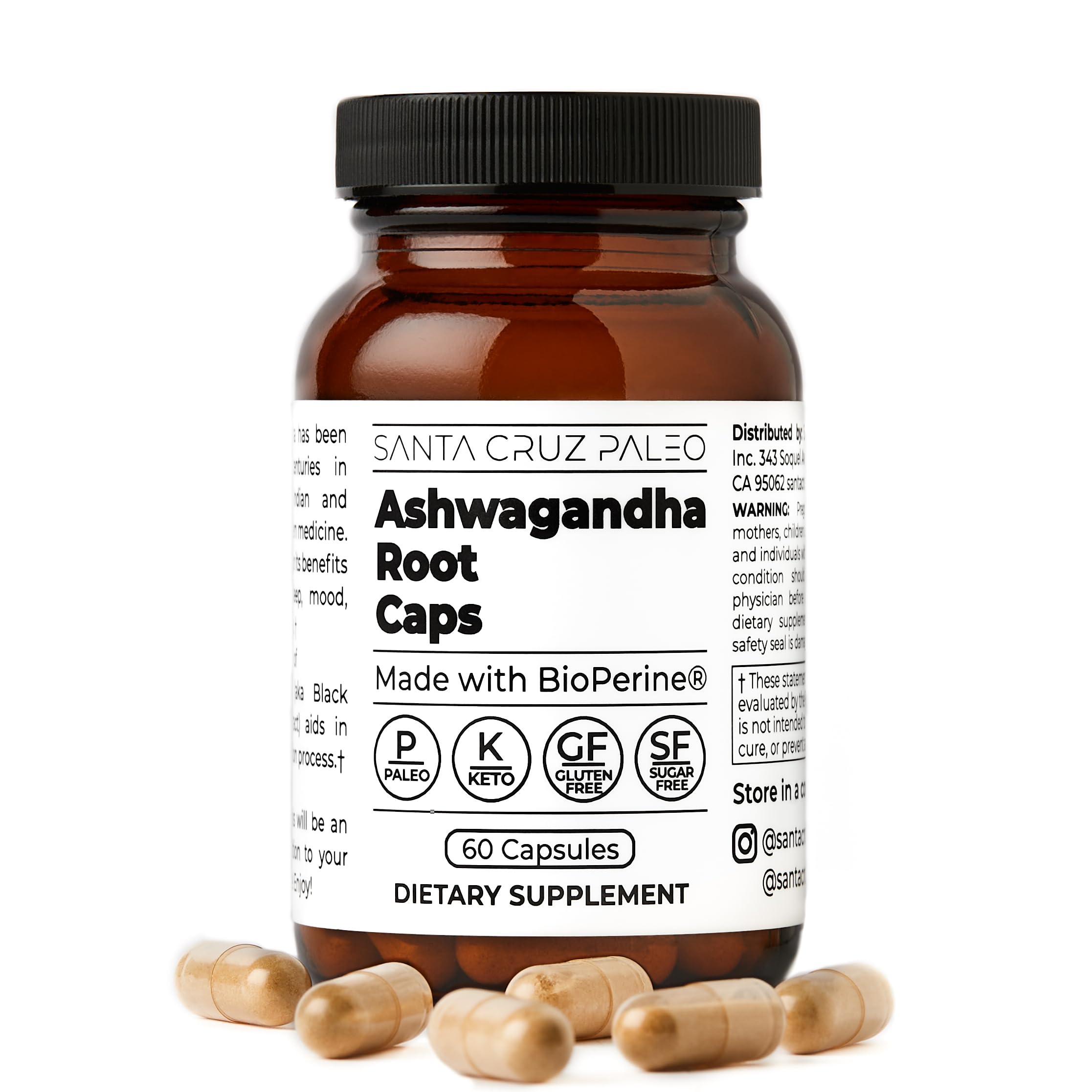 Ashwagandha capsules for daily wellness routine