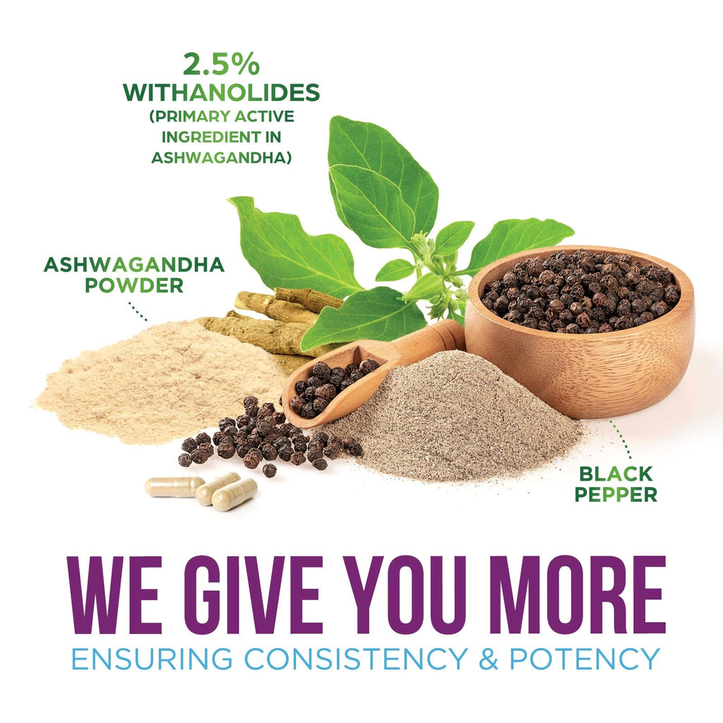 Ashwagandha capsules for daily wellness