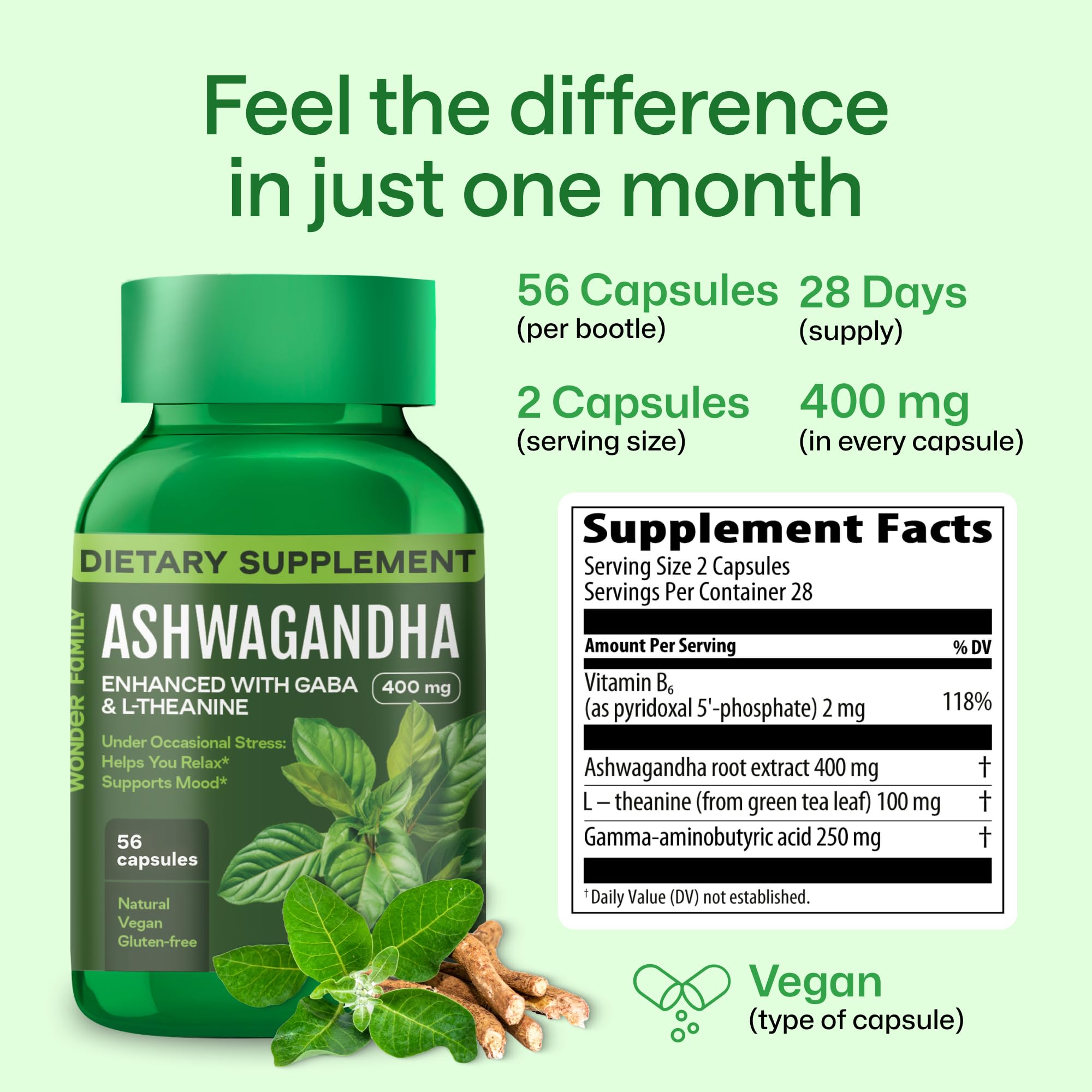 Ashwagandha capsules for daily wellness