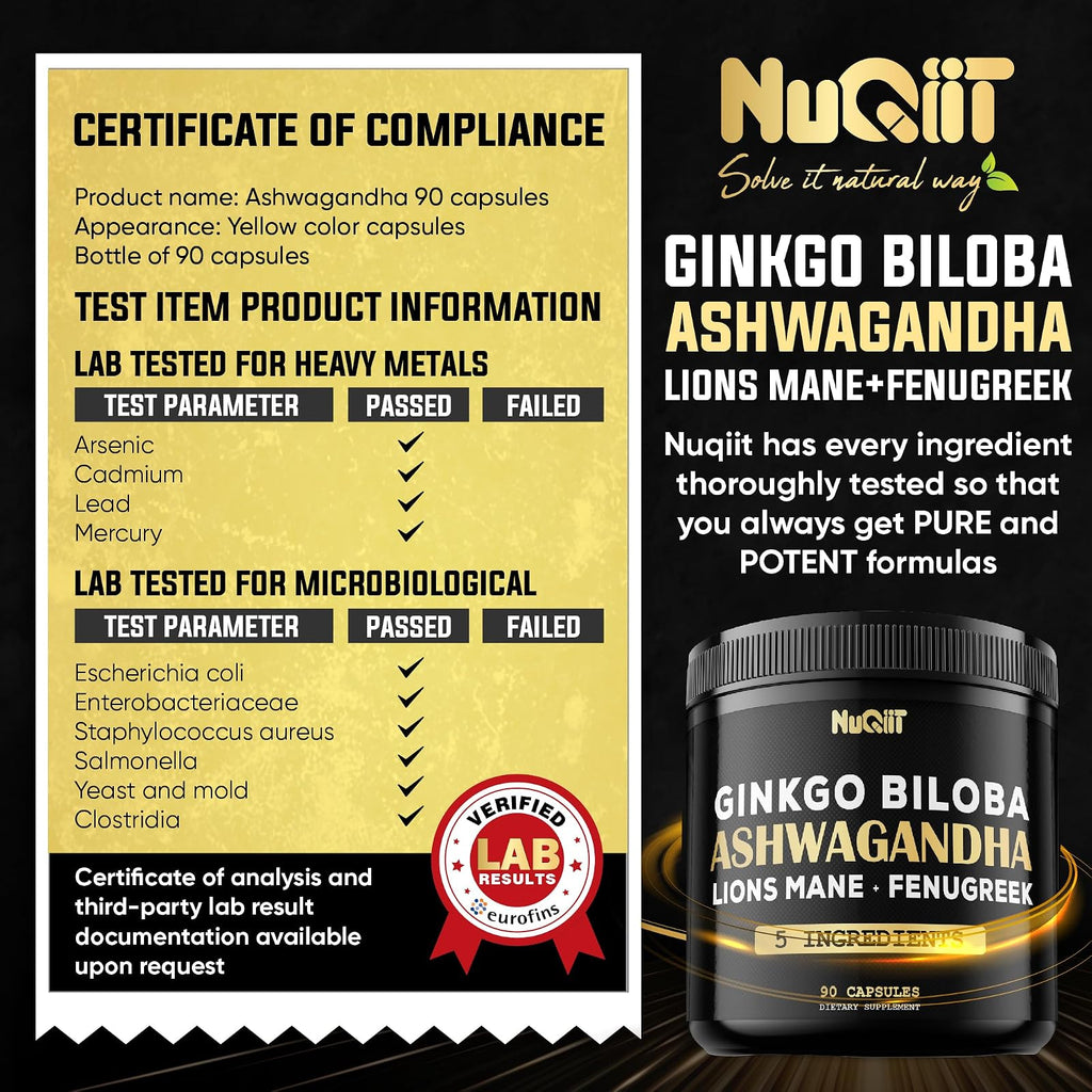 ashwagandha capsules for enhanced focus