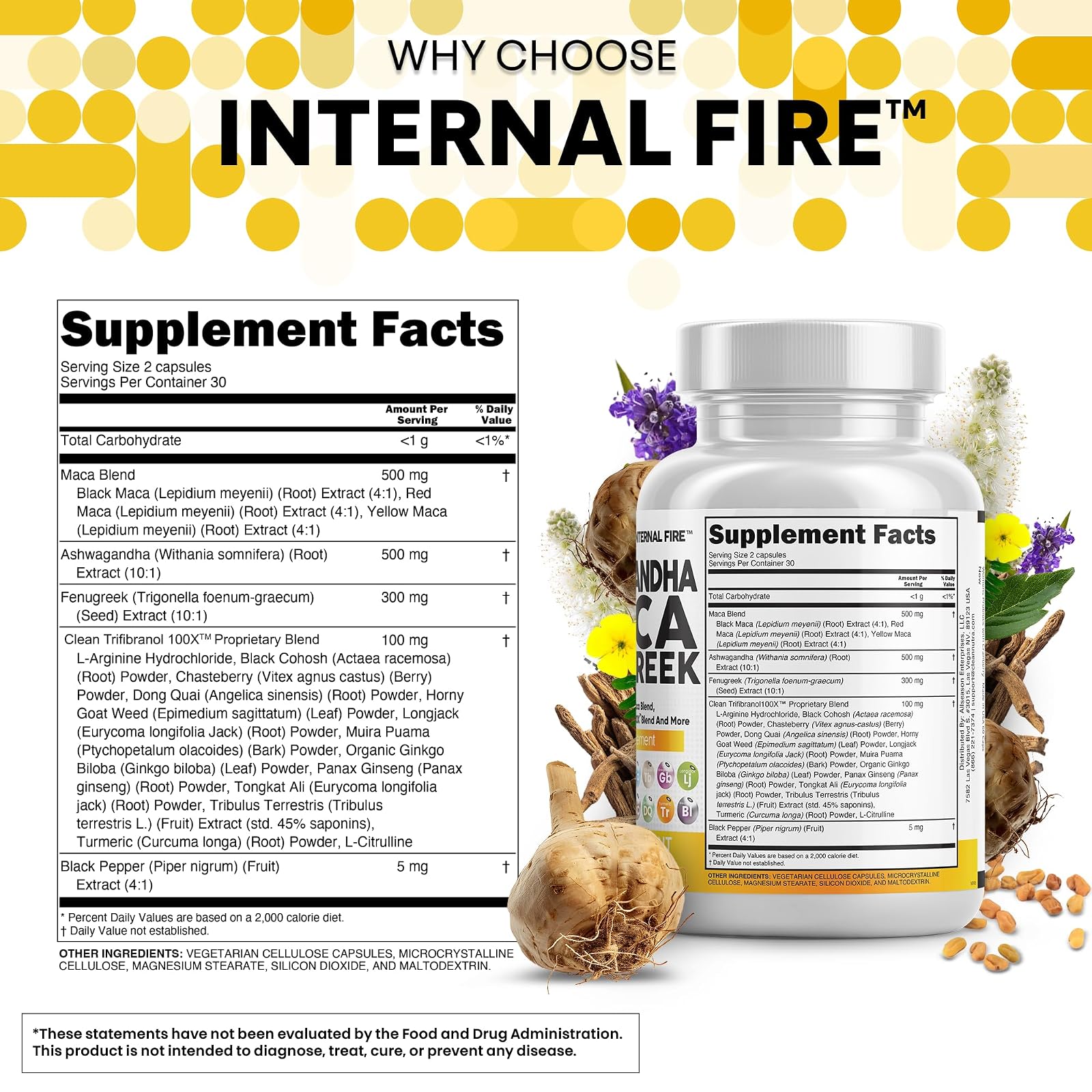 Ashwagandha capsules for enhanced mood support