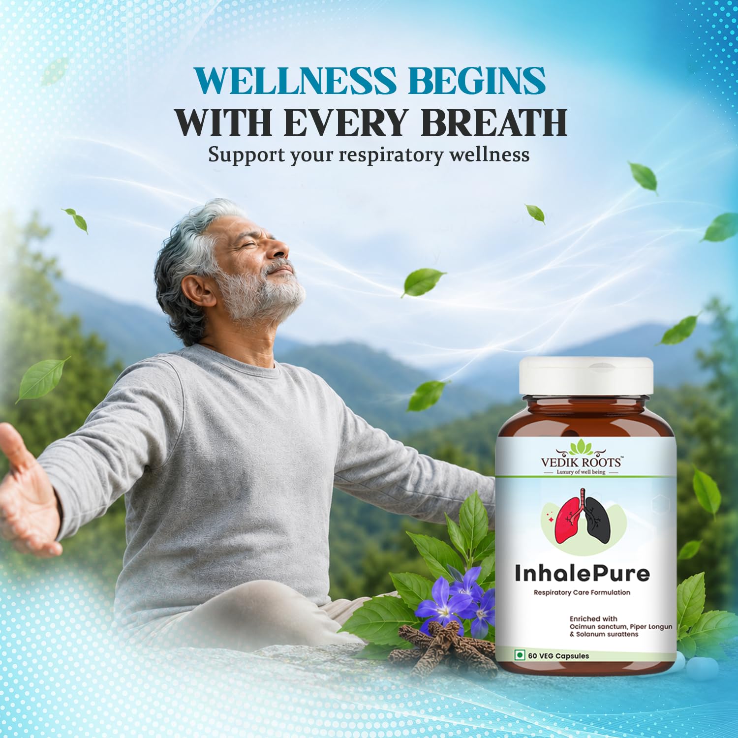 Ashwagandha capsules for enhanced mood