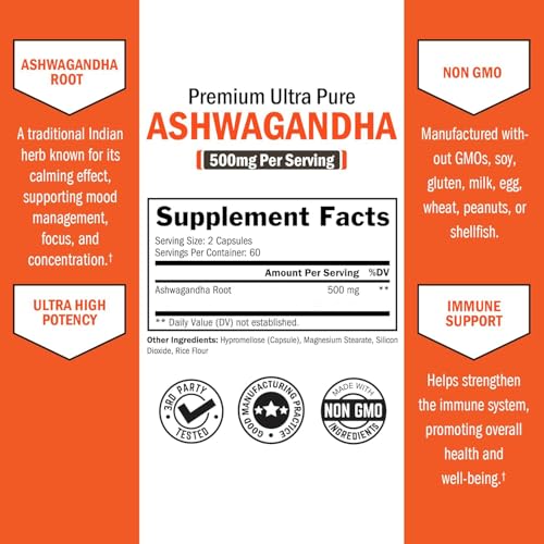 Ashwagandha capsules for enhanced sleep quality
