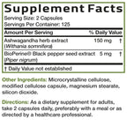 Ashwagandha capsules for holistic health
