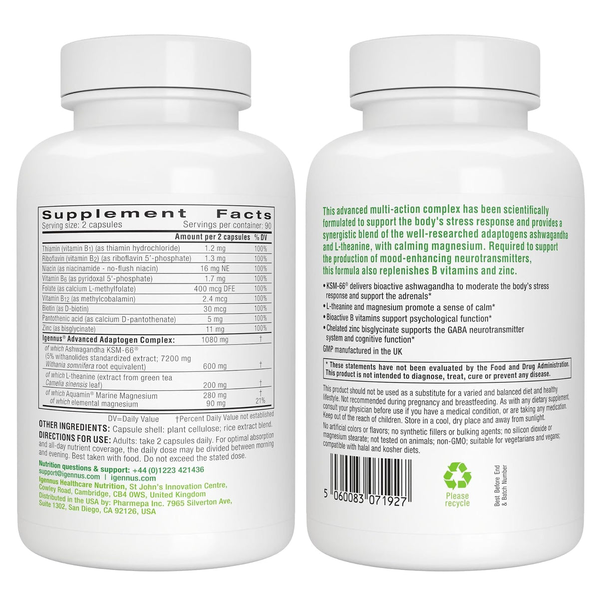 ashwagandha capsules for mental clarity