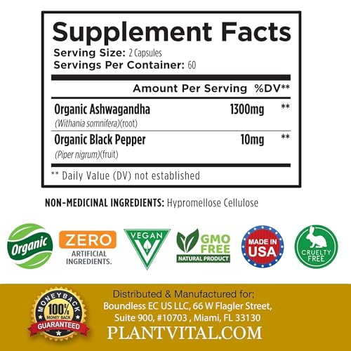 ashwagandha capsules for overall vitality