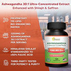 Ashwagandha capsules for overall wellness