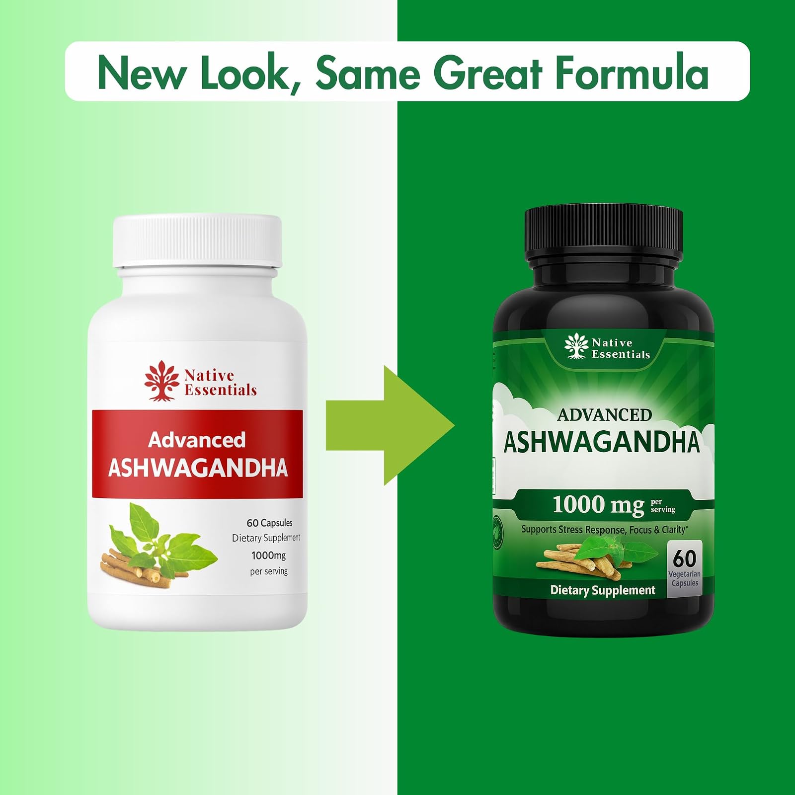 Ashwagandha capsules for overall wellness