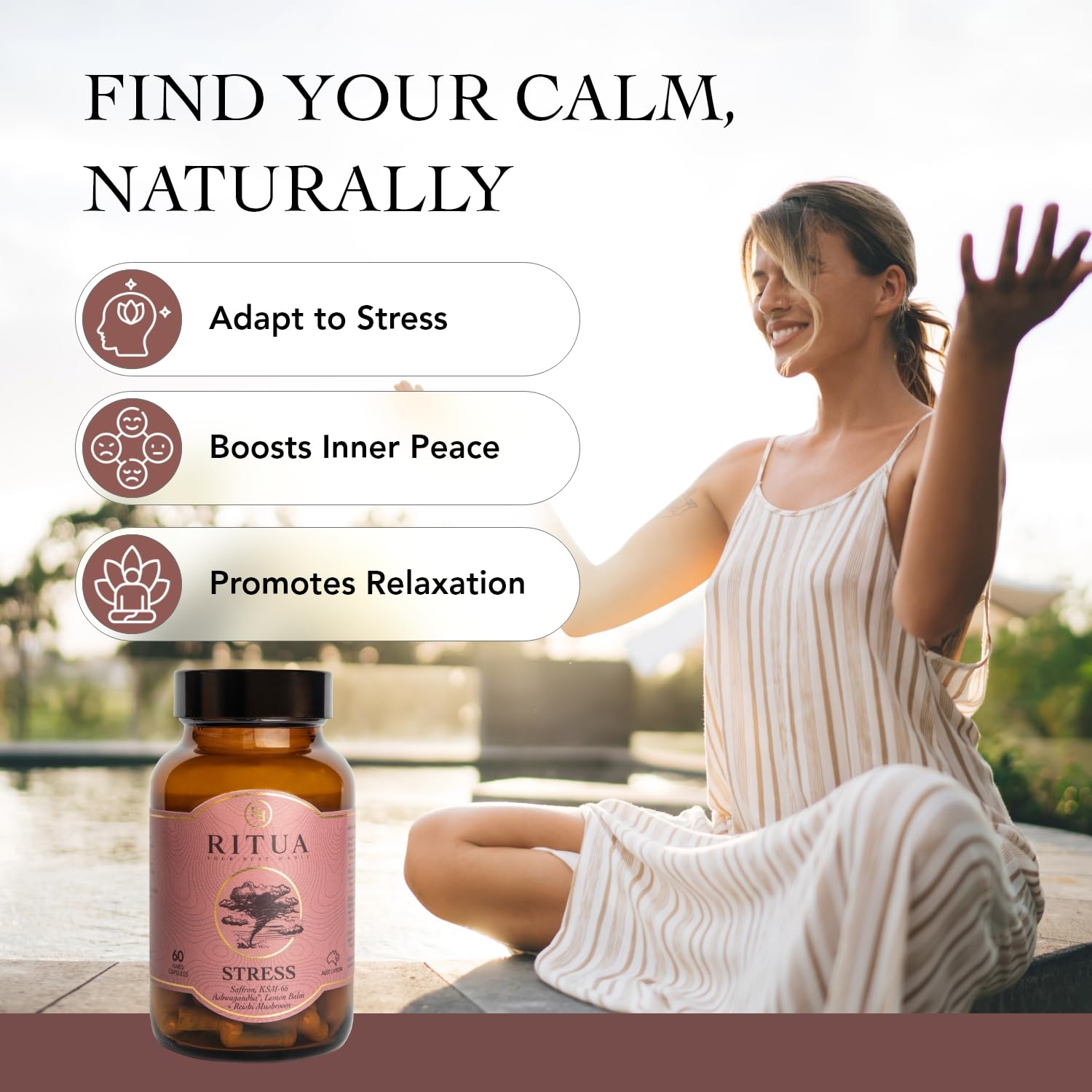 Ashwagandha capsules for relaxation