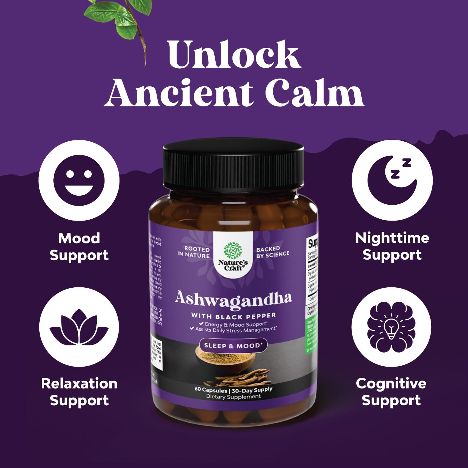 ashwagandha capsules with black pepper