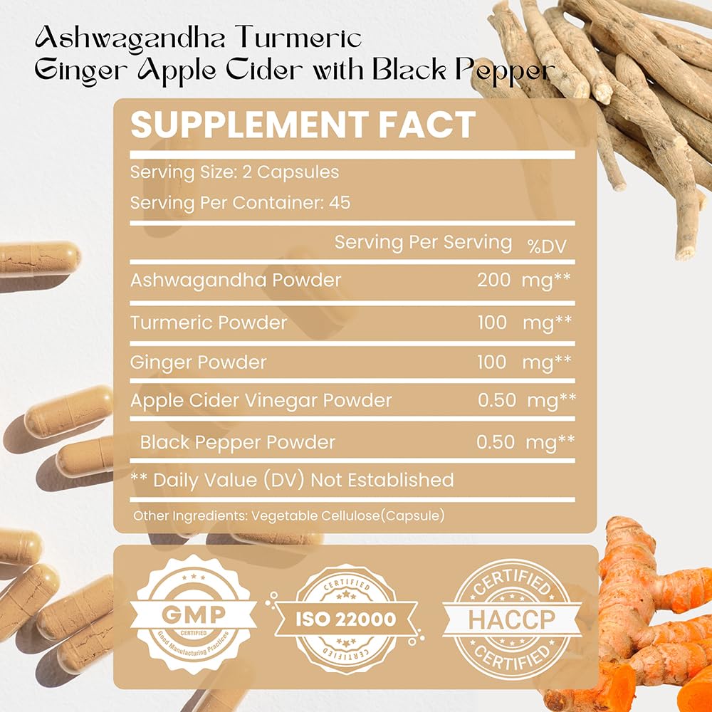 ashwagandha capsules with black pepper