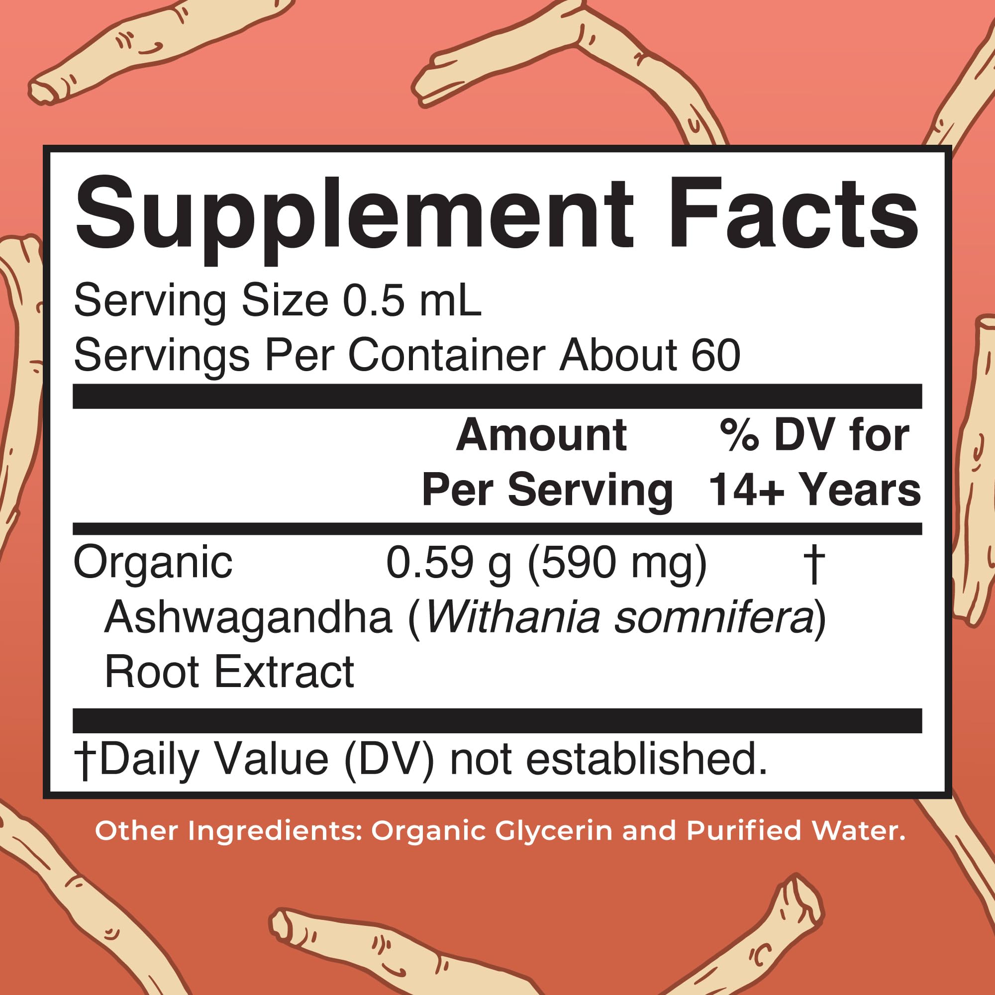 ashwagandha drops for calmness and focus