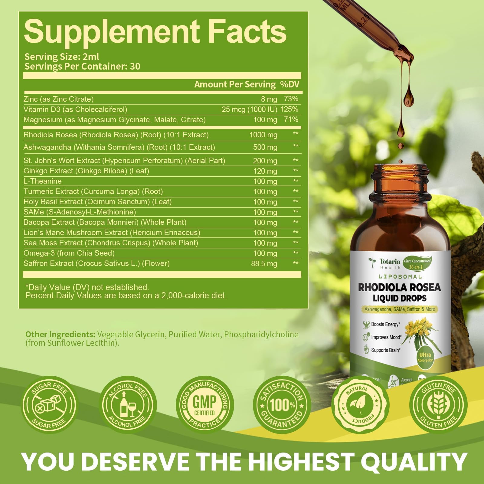 Ashwagandha drops for daily wellness