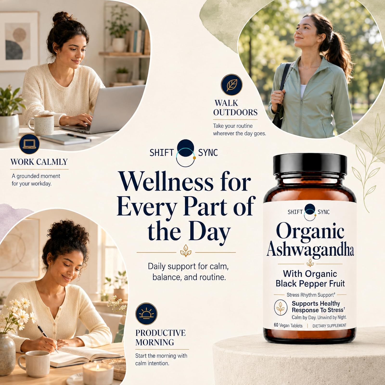 Ashwagandha for better sleep support