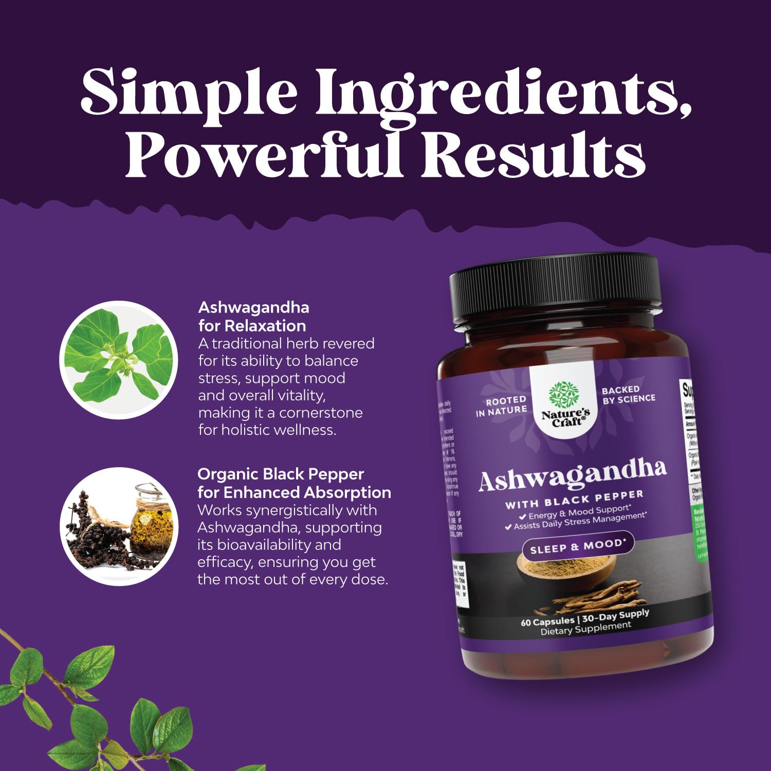 ashwagandha for enhanced wellness