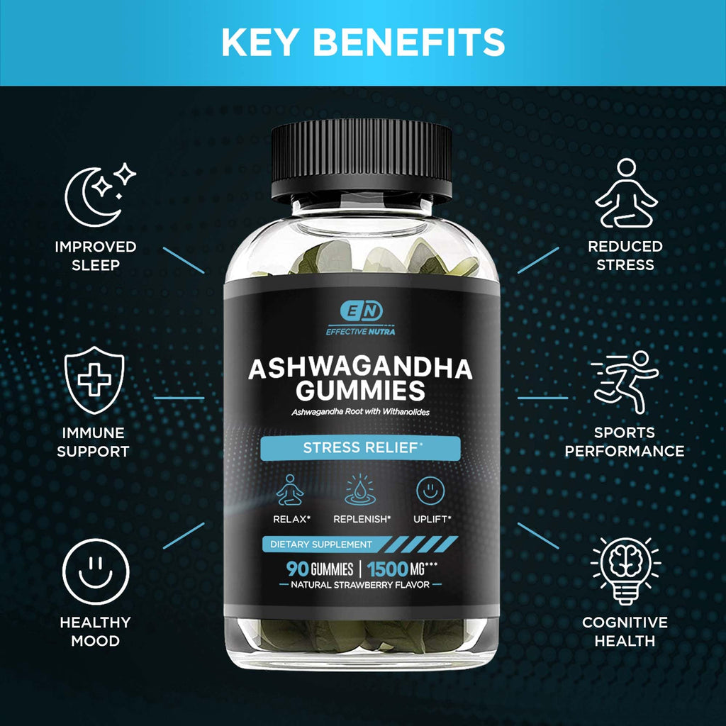 ashwagandha gummies 1500 mg dosage