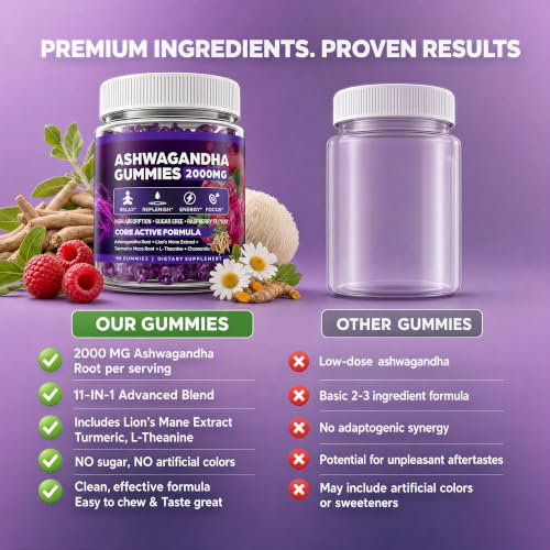 Ashwagandha gummies for enhanced focus