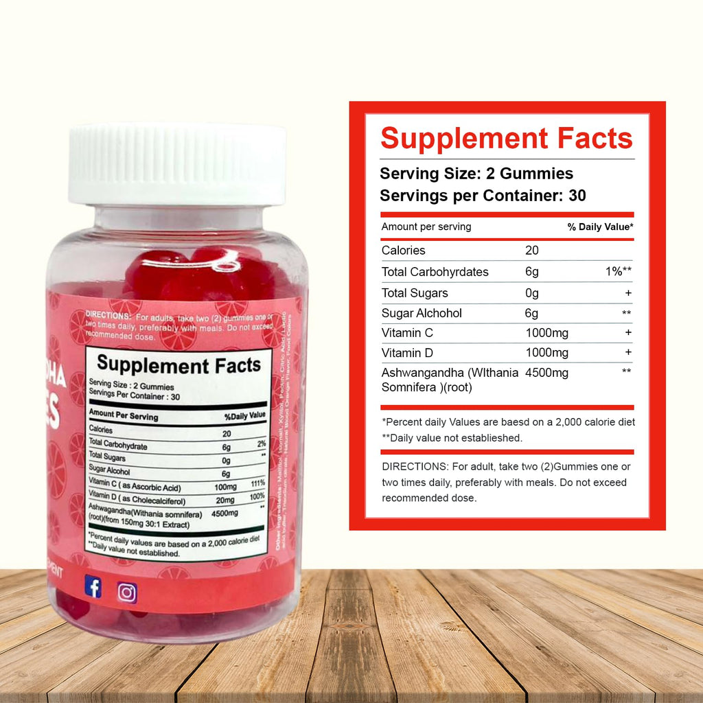 Ashwagandha gummies for immune support