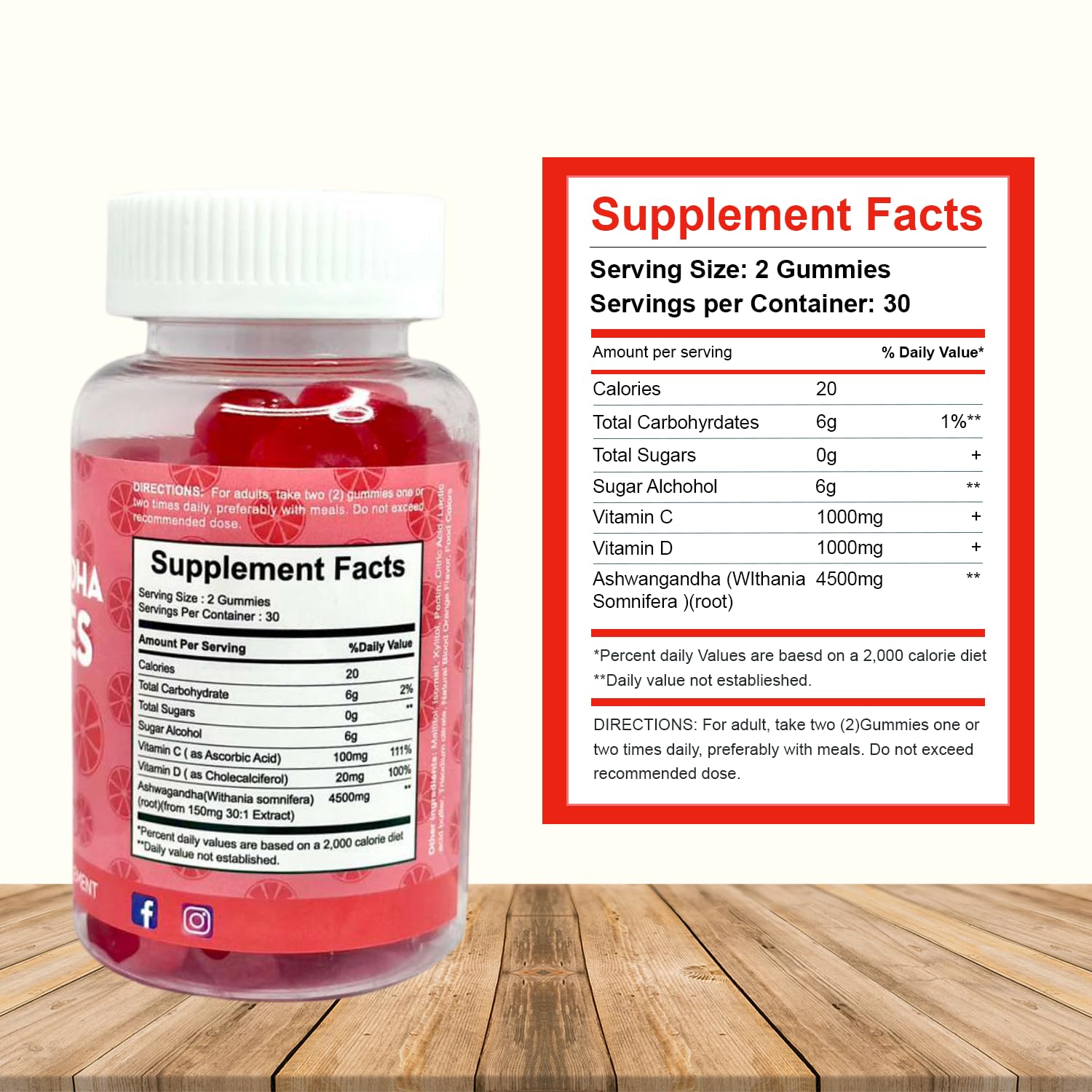 Ashwagandha gummies for immune support