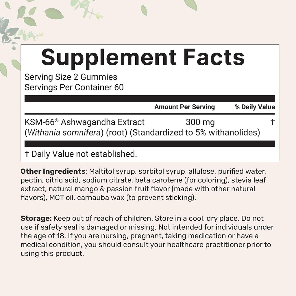 ashwagandha gummies for improved focus