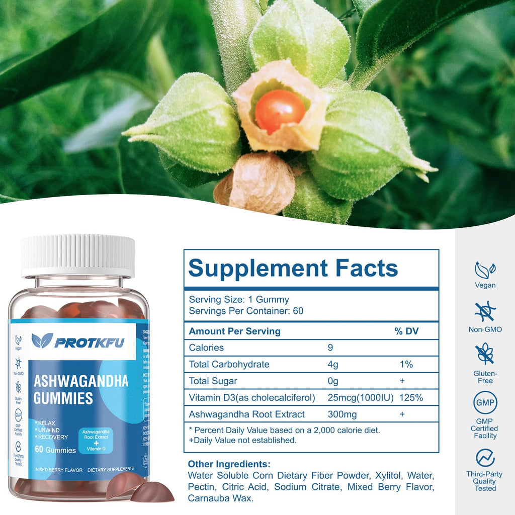 Ashwagandha gummies for mood enhancement