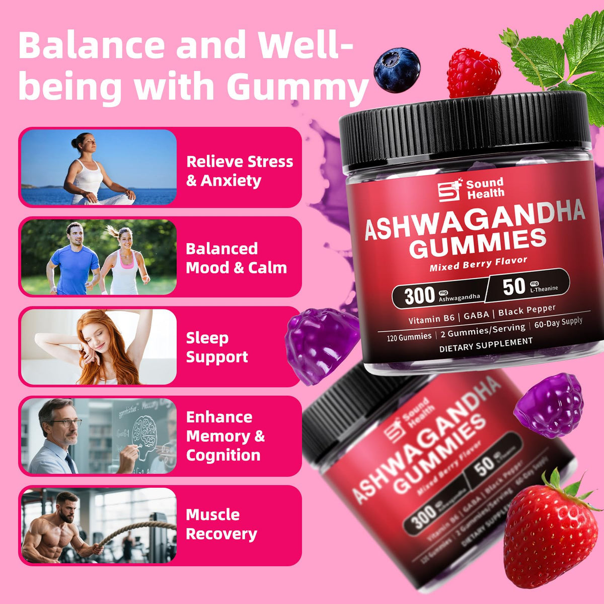 Ashwagandha gummies for mood support