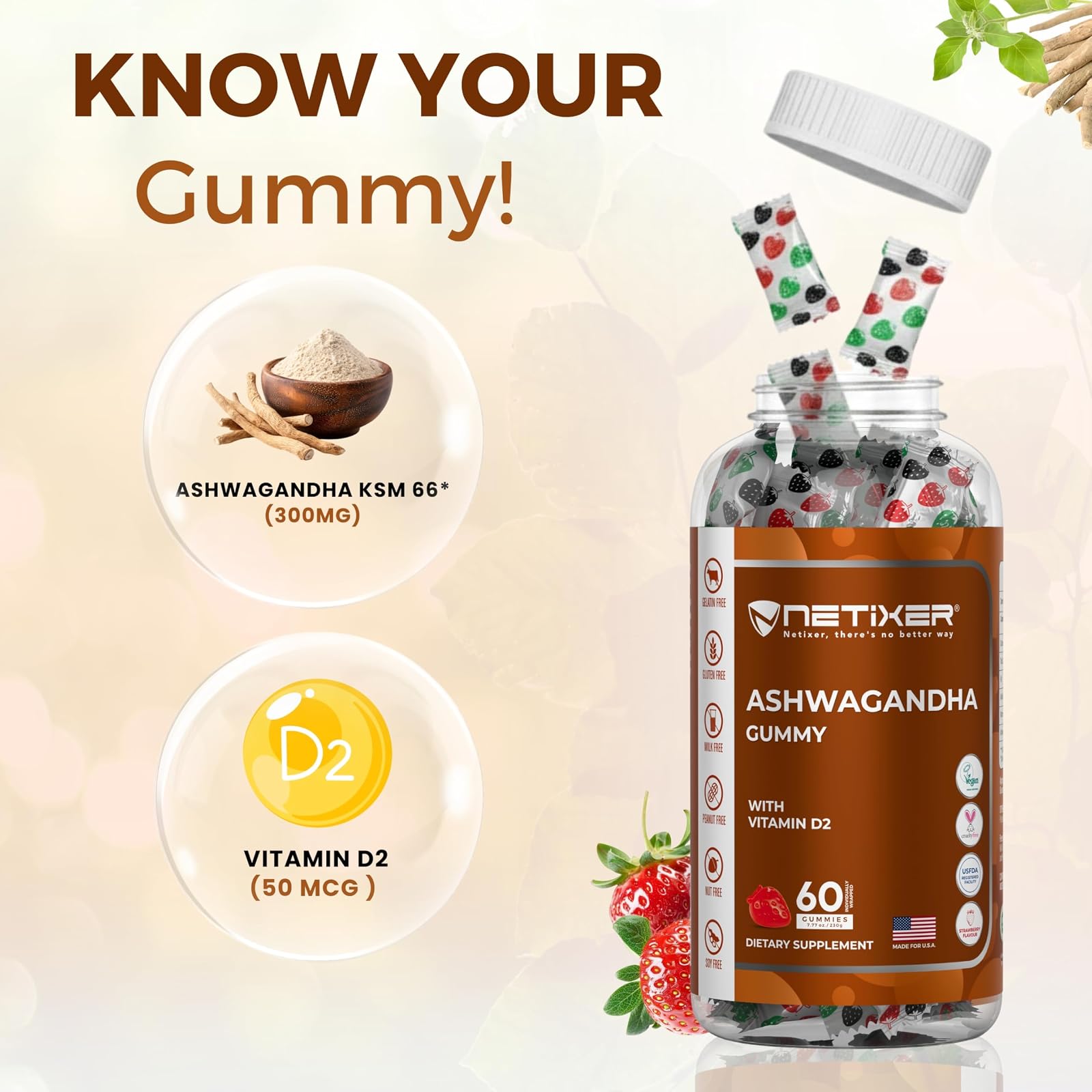 Ashwagandha gummies for mood support