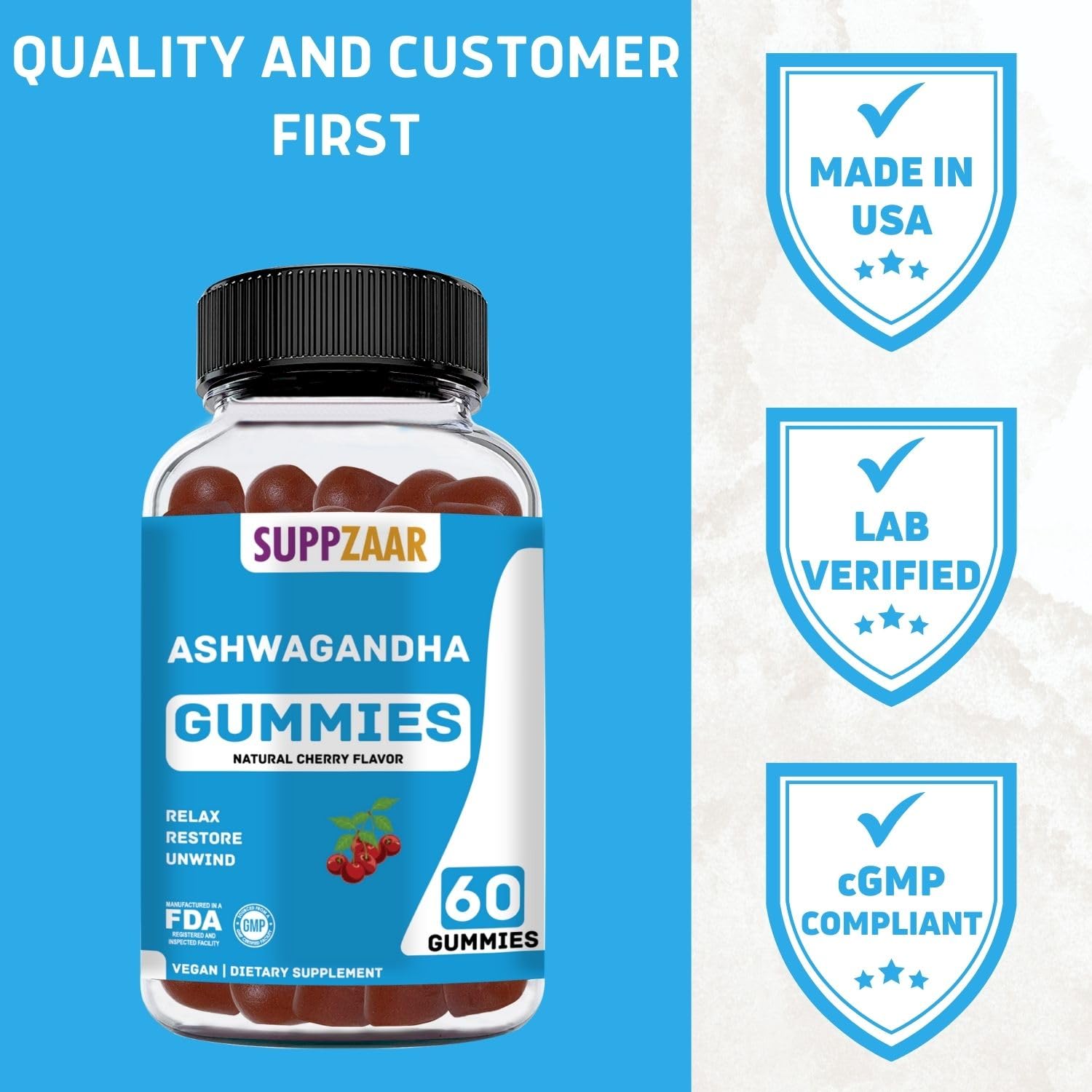 Ashwagandha gummies for overall well-being