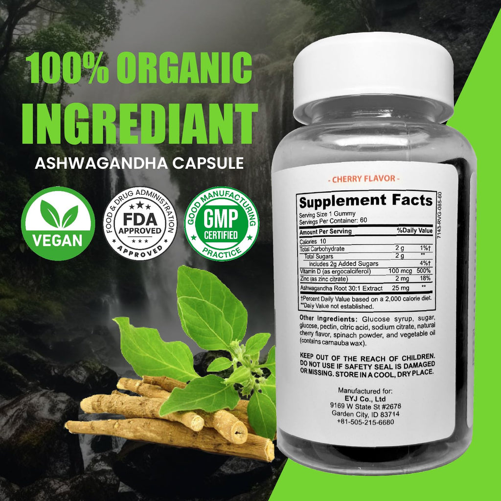 ashwagandha gummies with magnesium benefits