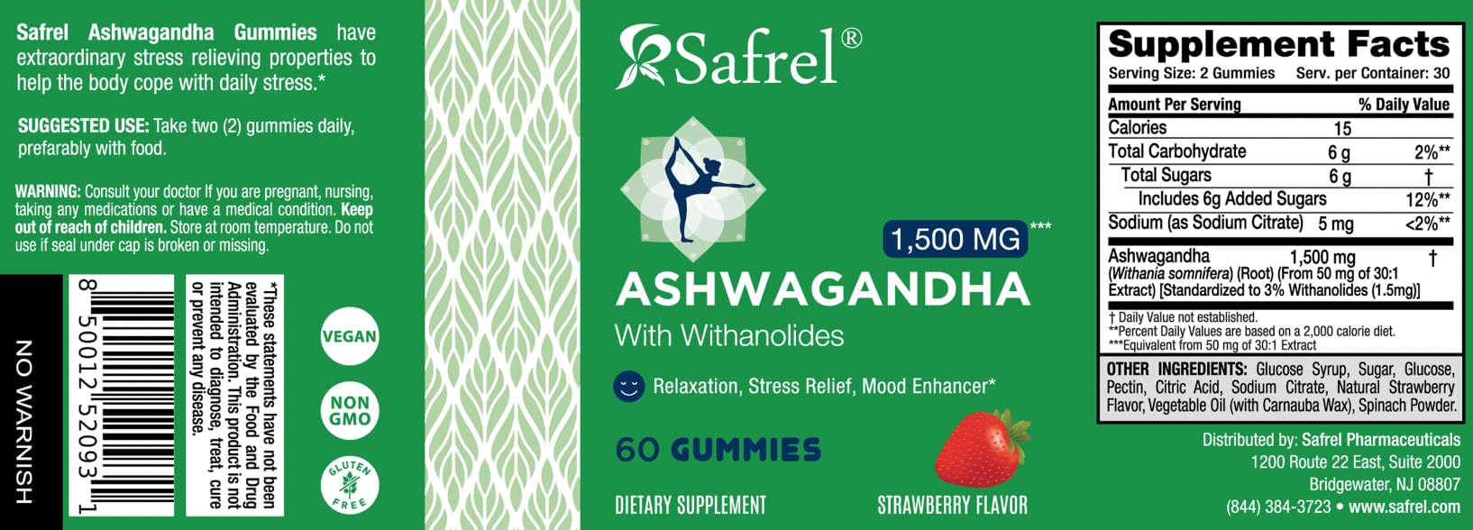 Ashwagandha gummies with magnesium for better sleep