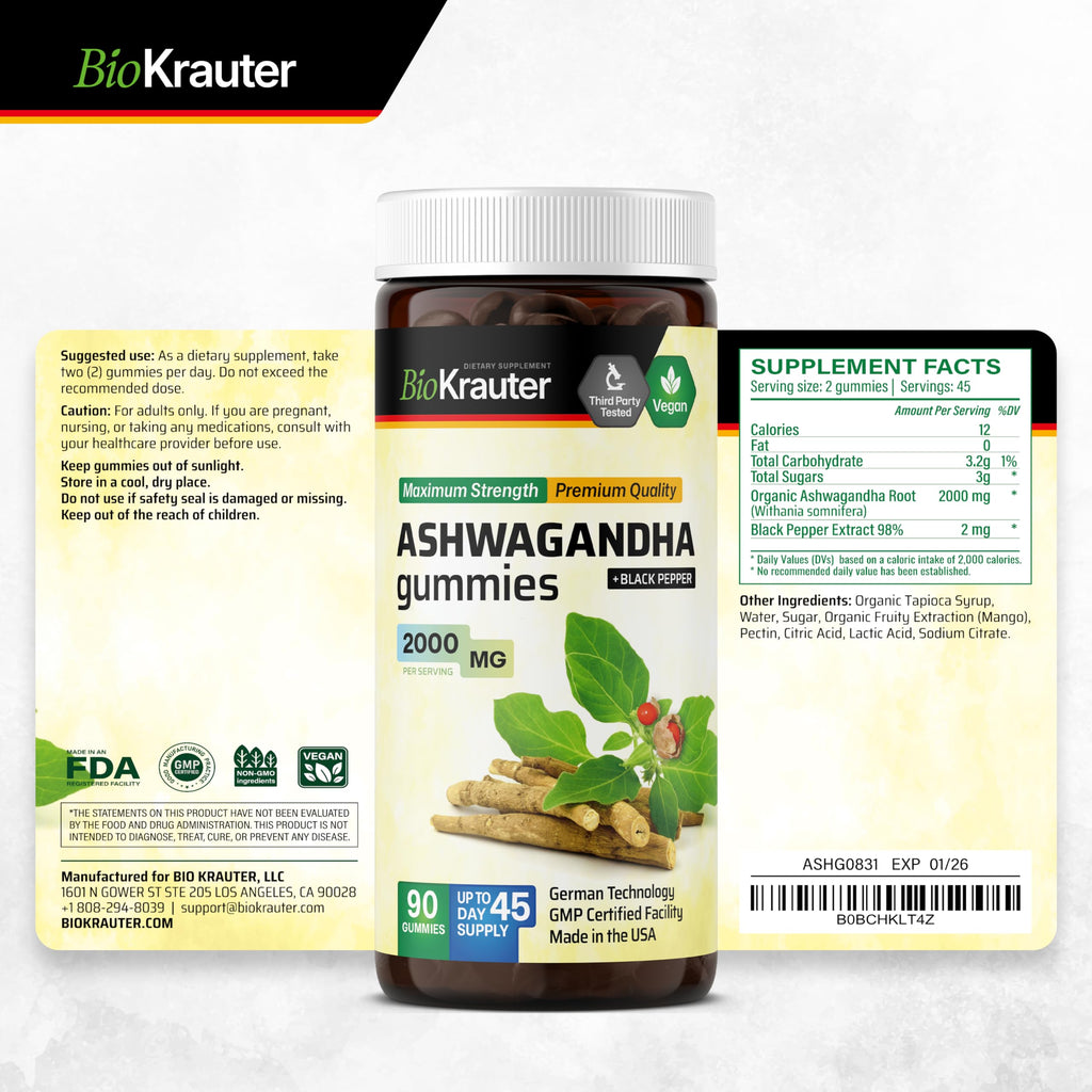 ashwagandha gummies with mango flavour